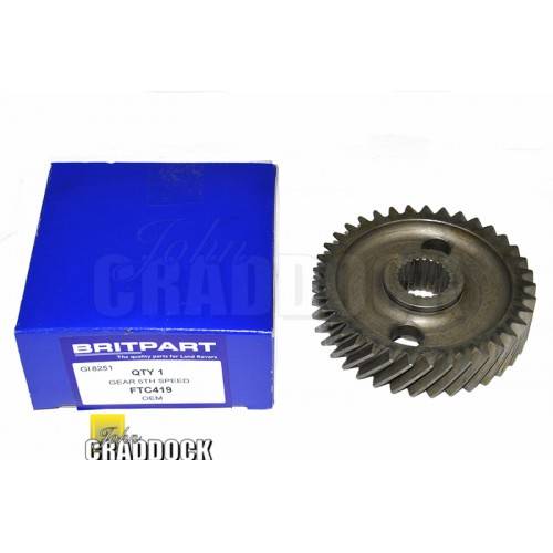FTC419 - Gear 5TH Speed Layshaft LT77 Gearbox 90/110 Discovery and ...