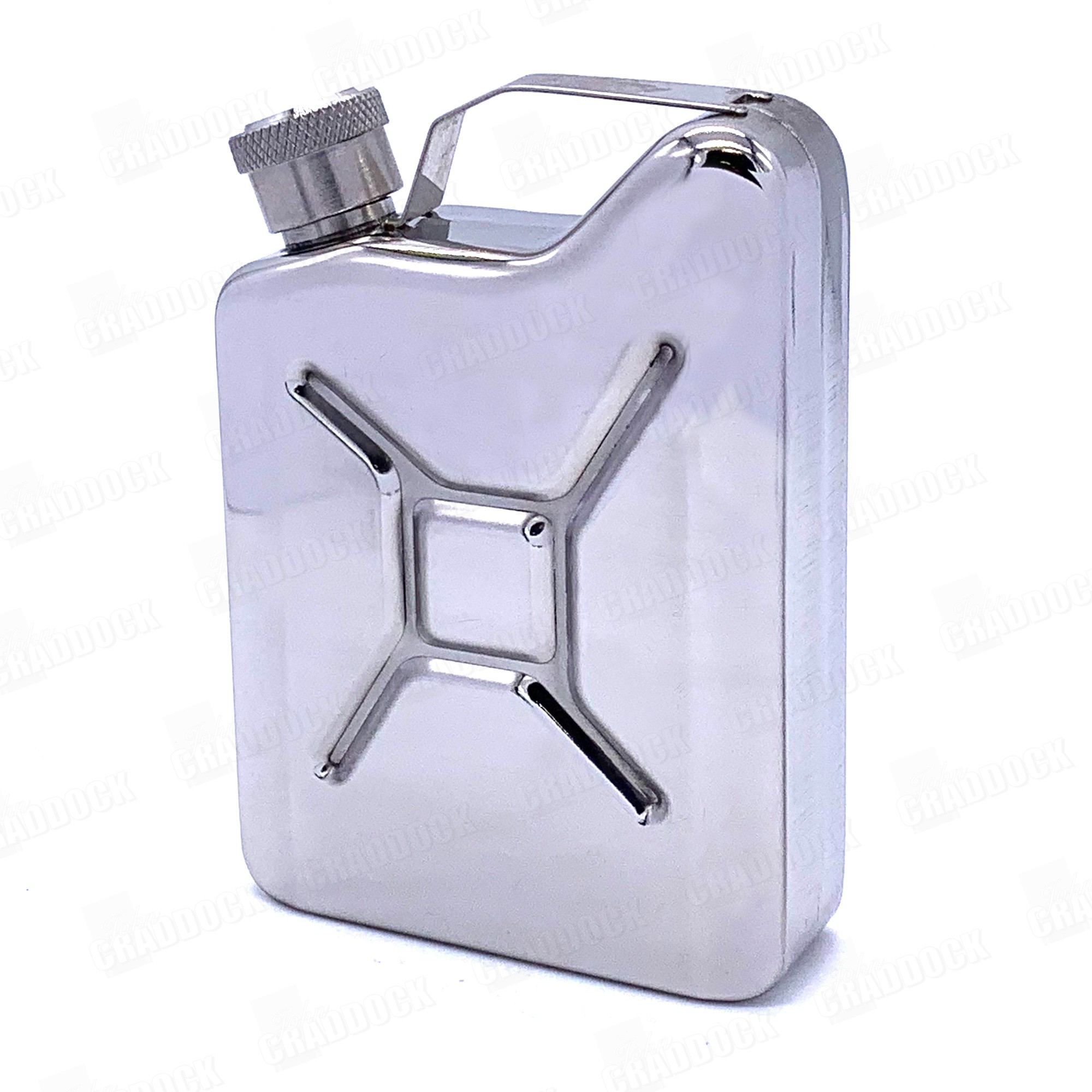 JCM003 - Jerry Can Hip Flask - 142ML Capacity - Steel