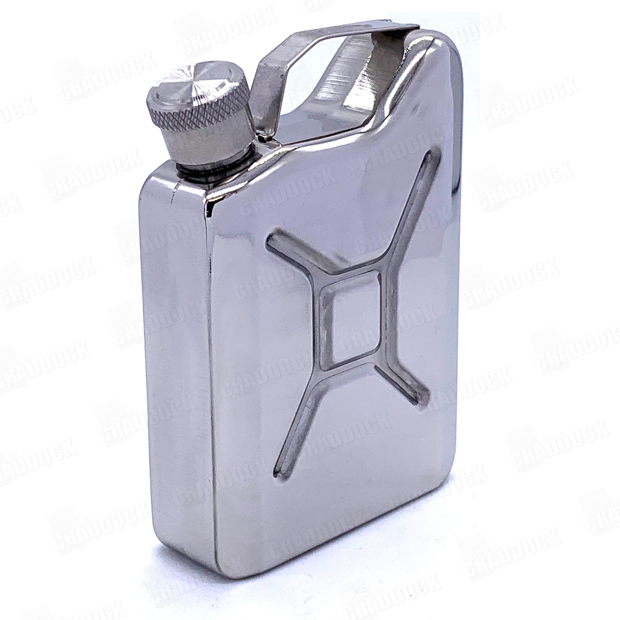 JCM003 - Jerry Can Hip Flask - 142ML Capacity - Steel