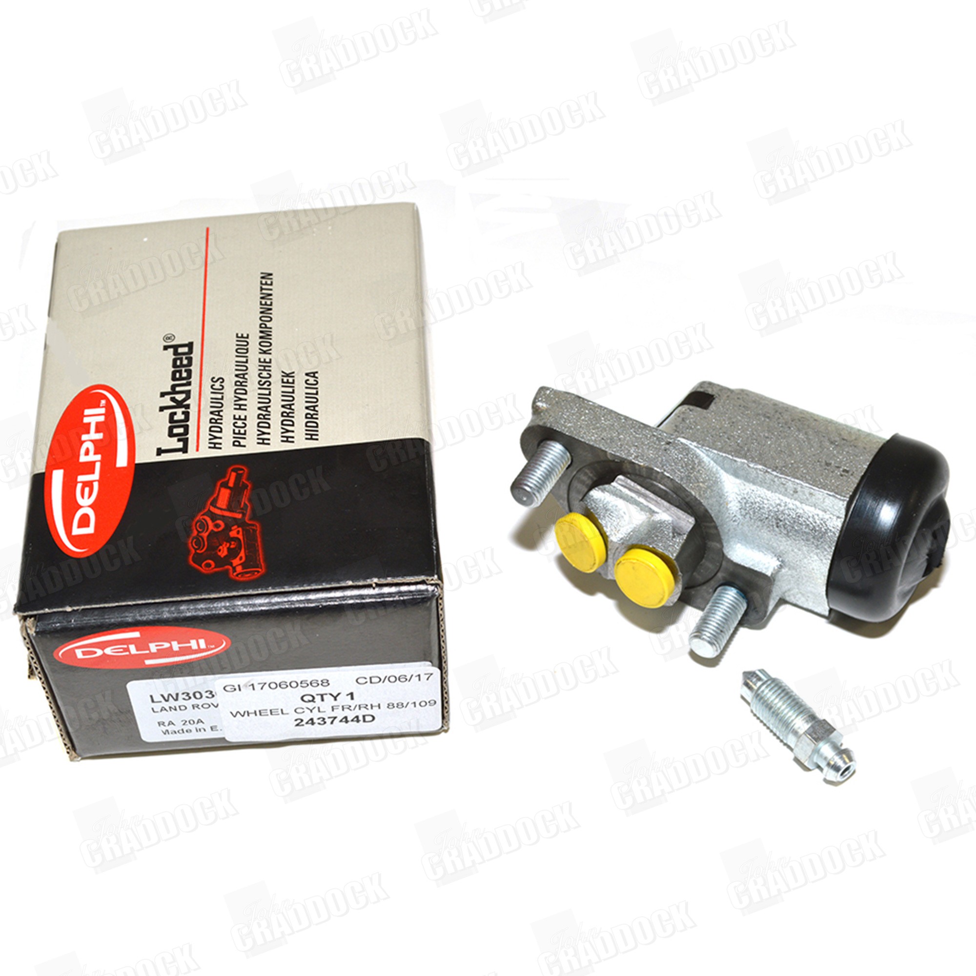 243744D - Delphi Wheel Cylinder Front 11 Inch RH