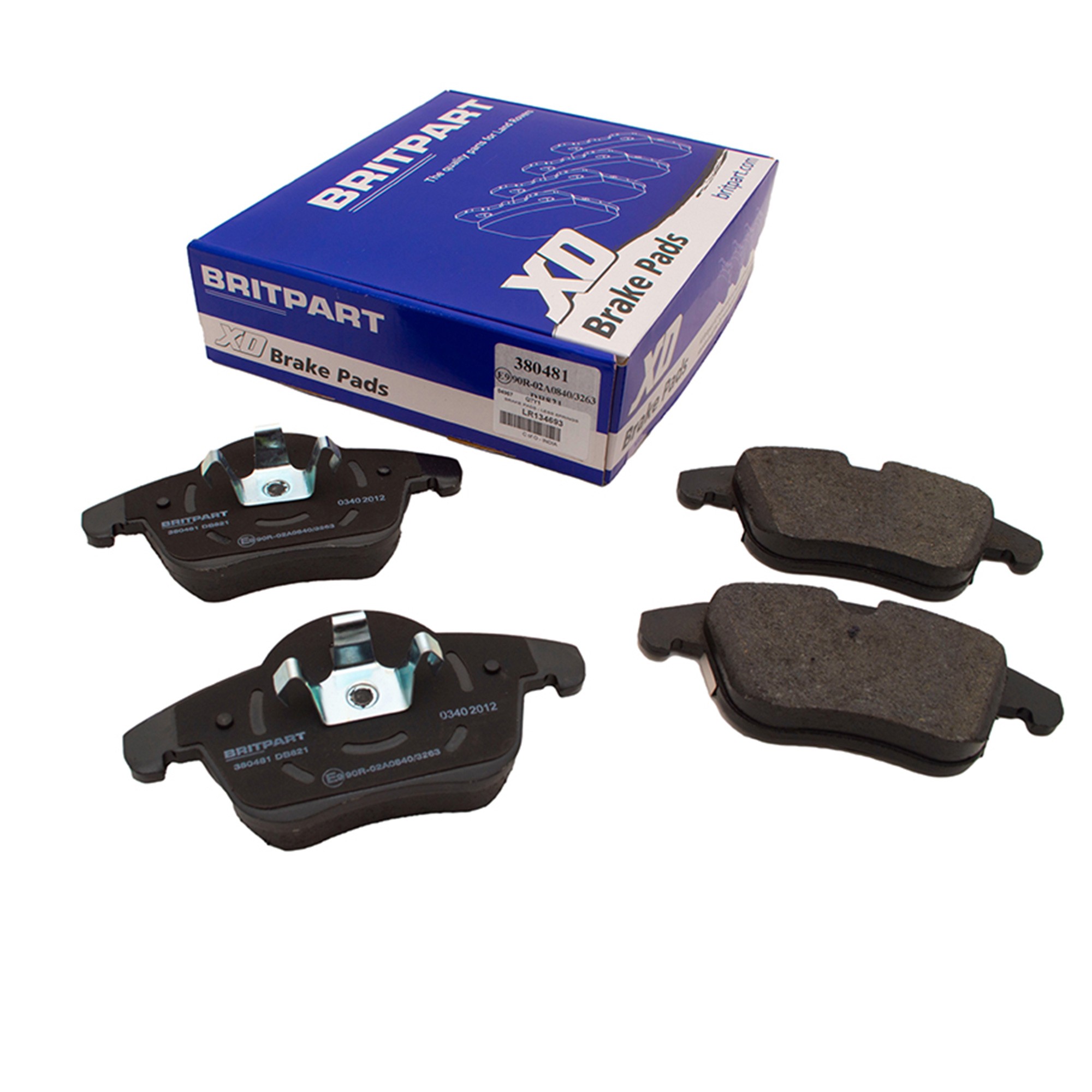 LR134693 - Non Genuine Evoque Front Brake Pad Set with 16" Discs