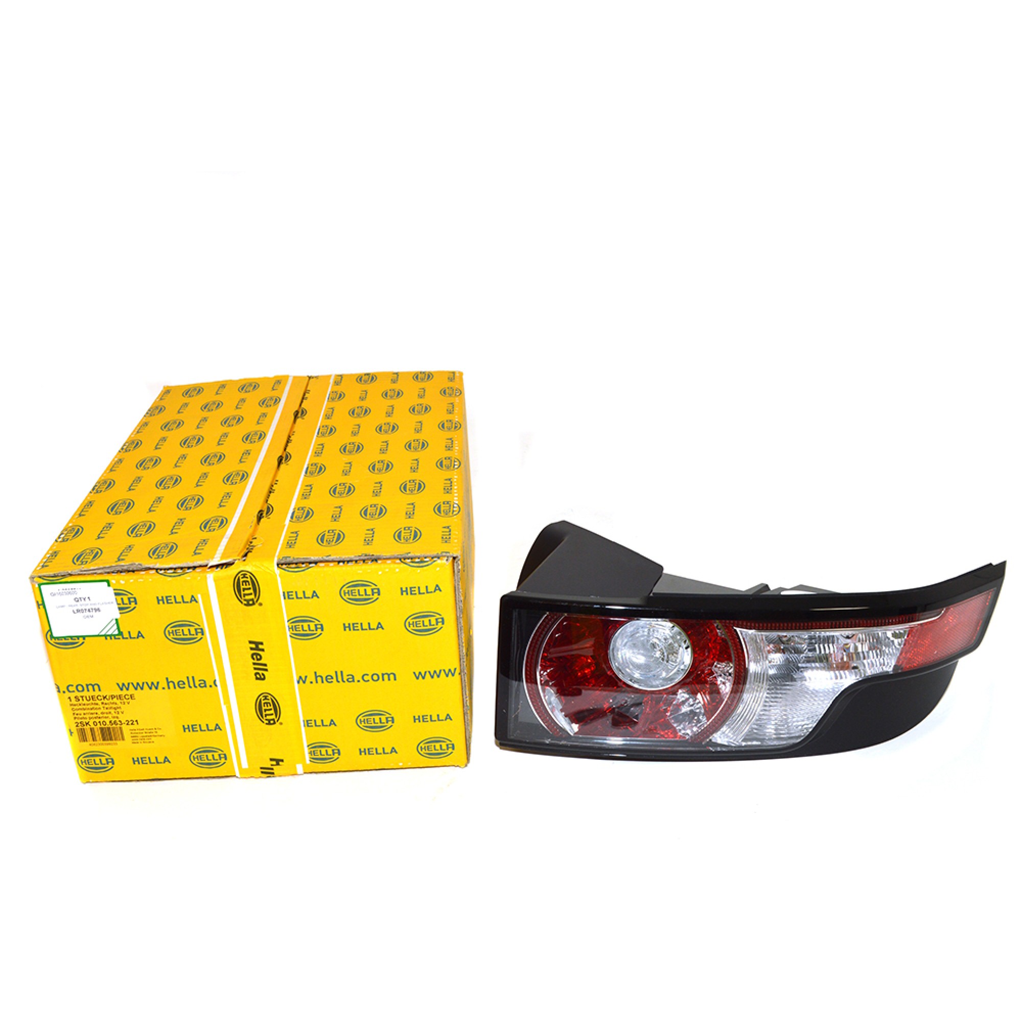 LR074796 - Righ Hand Rear Light Assembley Red & Rear for Evoque