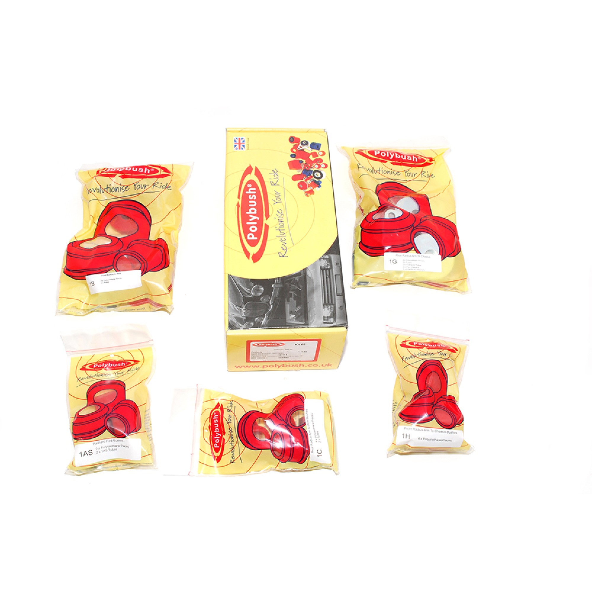 DA2198 - Defender 90 TD5 Polybush Kit R