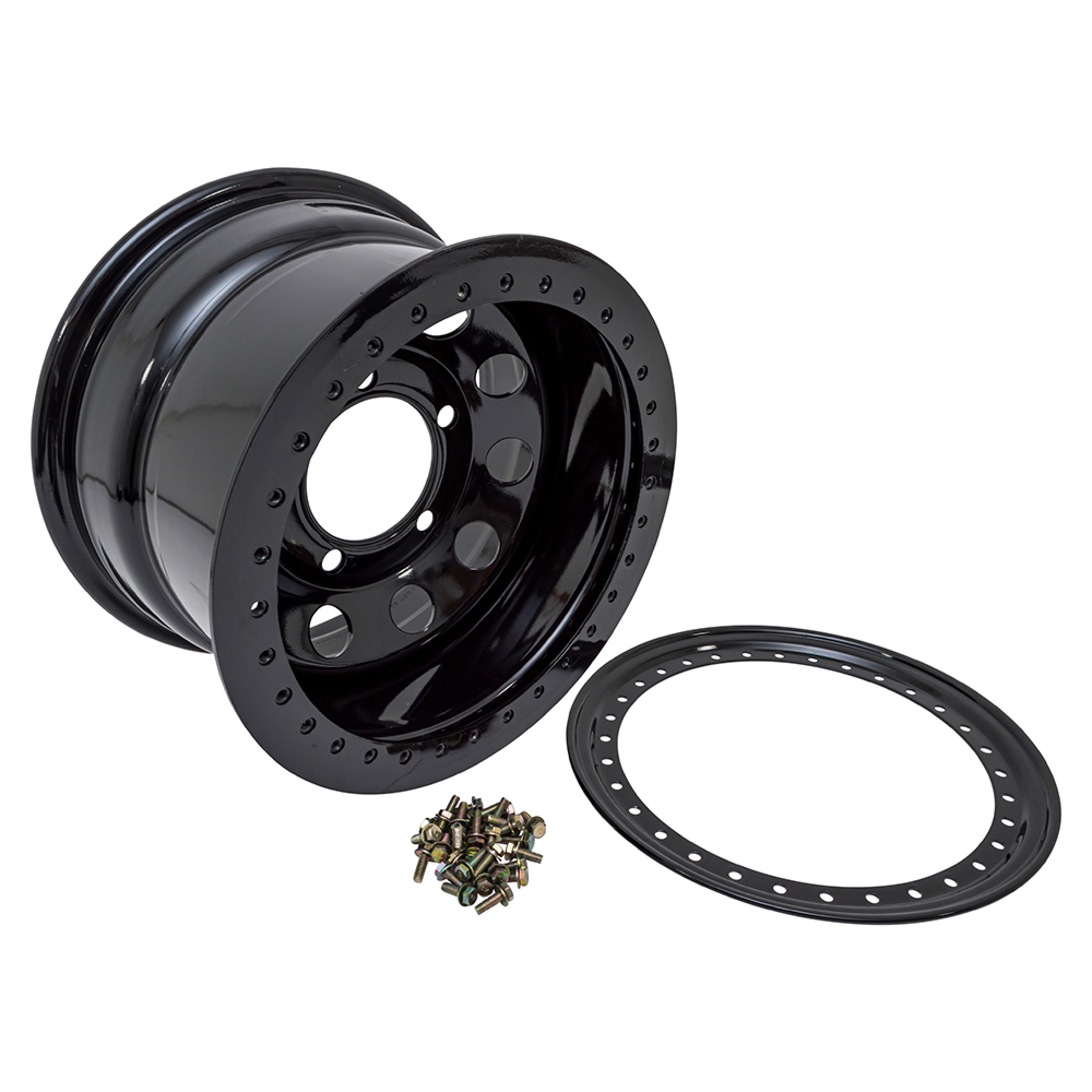 DA3238 - 16X10" Imitation Beadlock Gloss Black Wheel