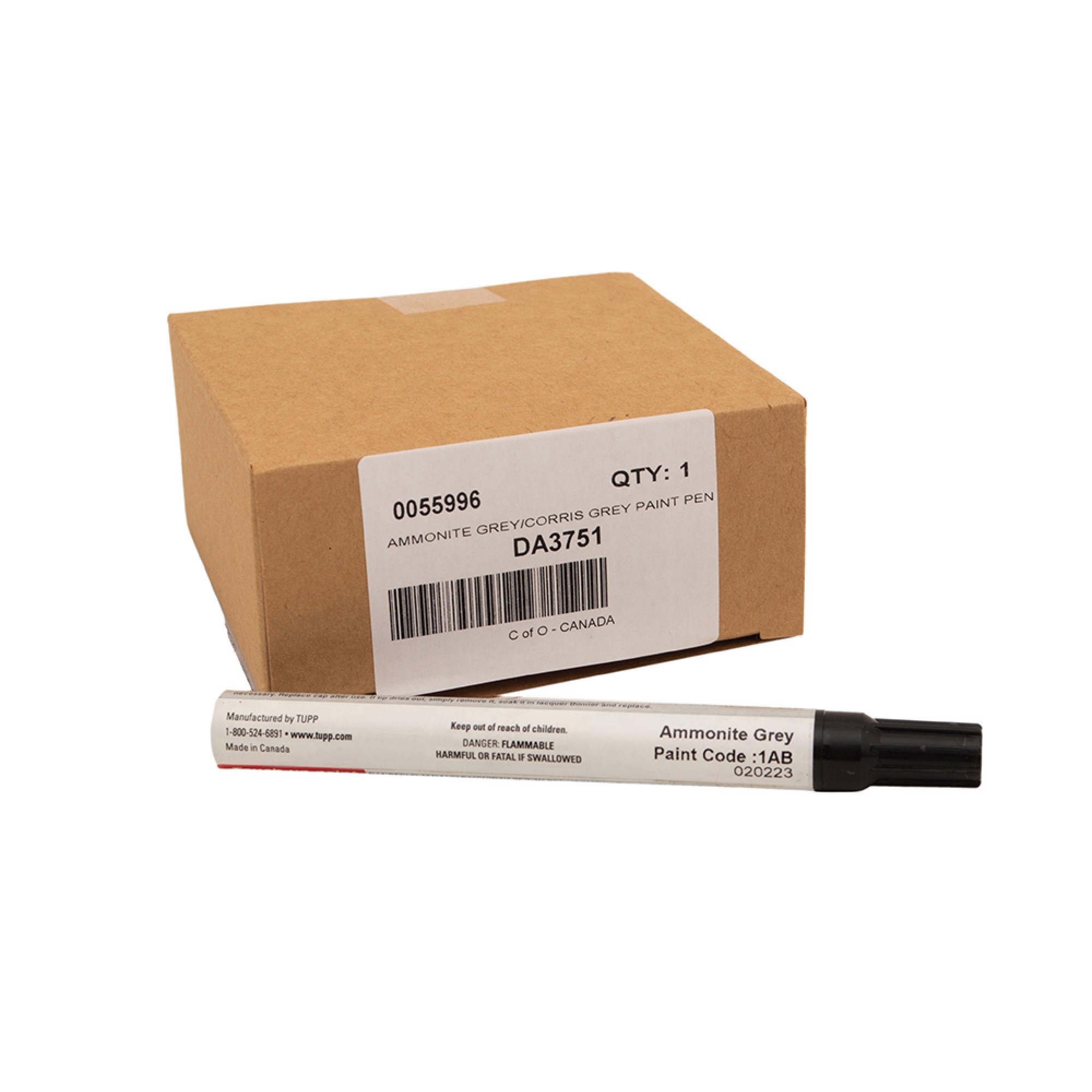 DA3751 - Tupp Touch up Paint Pen - Ammonite Grey Code: 1AB