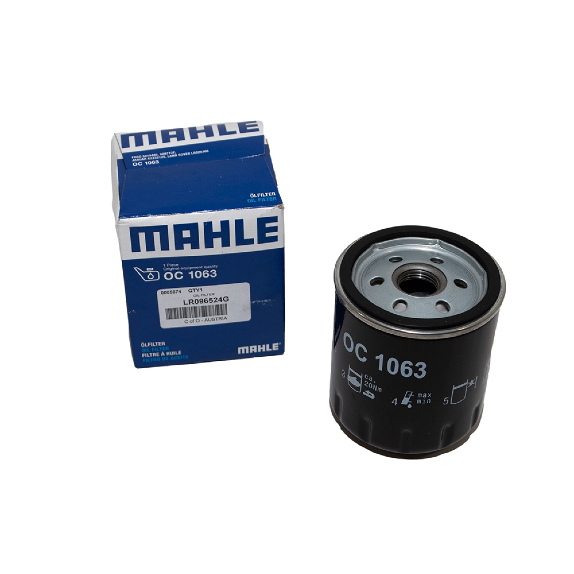 LR096524G - OEM 2.0L 16V Oil Filter from Chassis CH281023