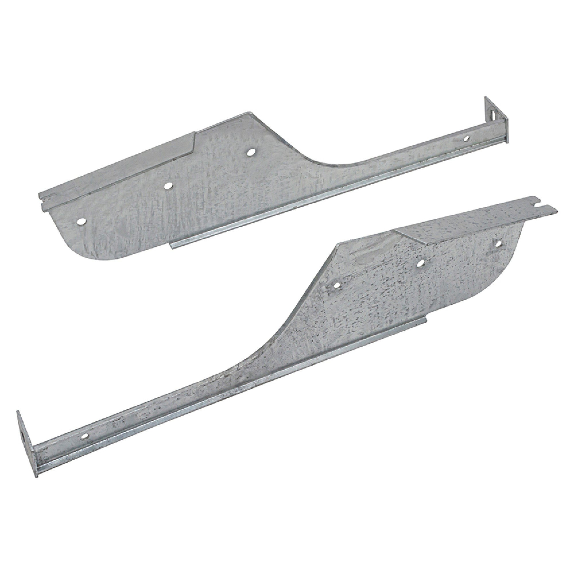 DA2950 - Pair Of Galv Rear Mudflap Brackets 110/130 Based on Brackets ...