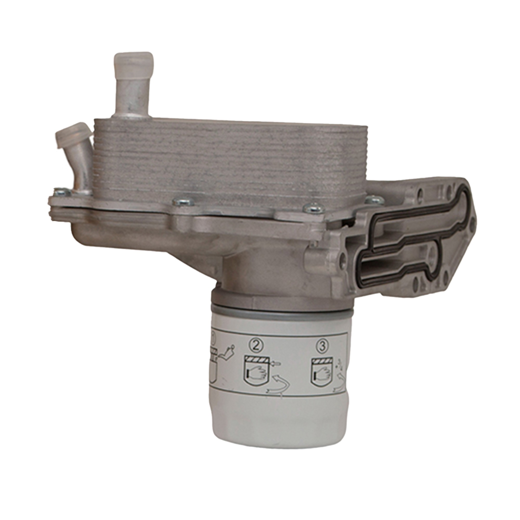 LR104386 - Oil Cooler and Filter for Defender Pu