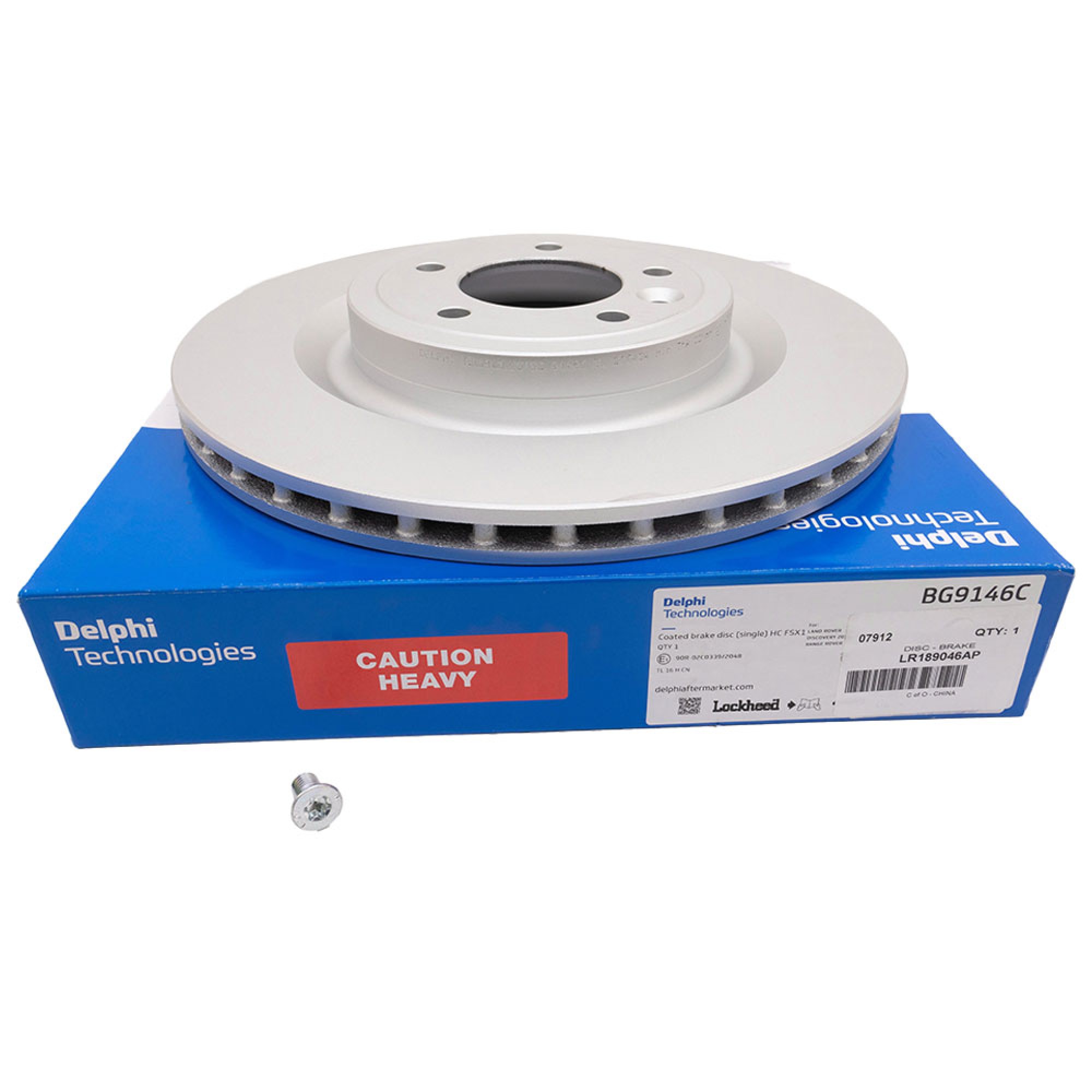 LR189046AP - Delphi Rear Brake Disc Range Rover L405